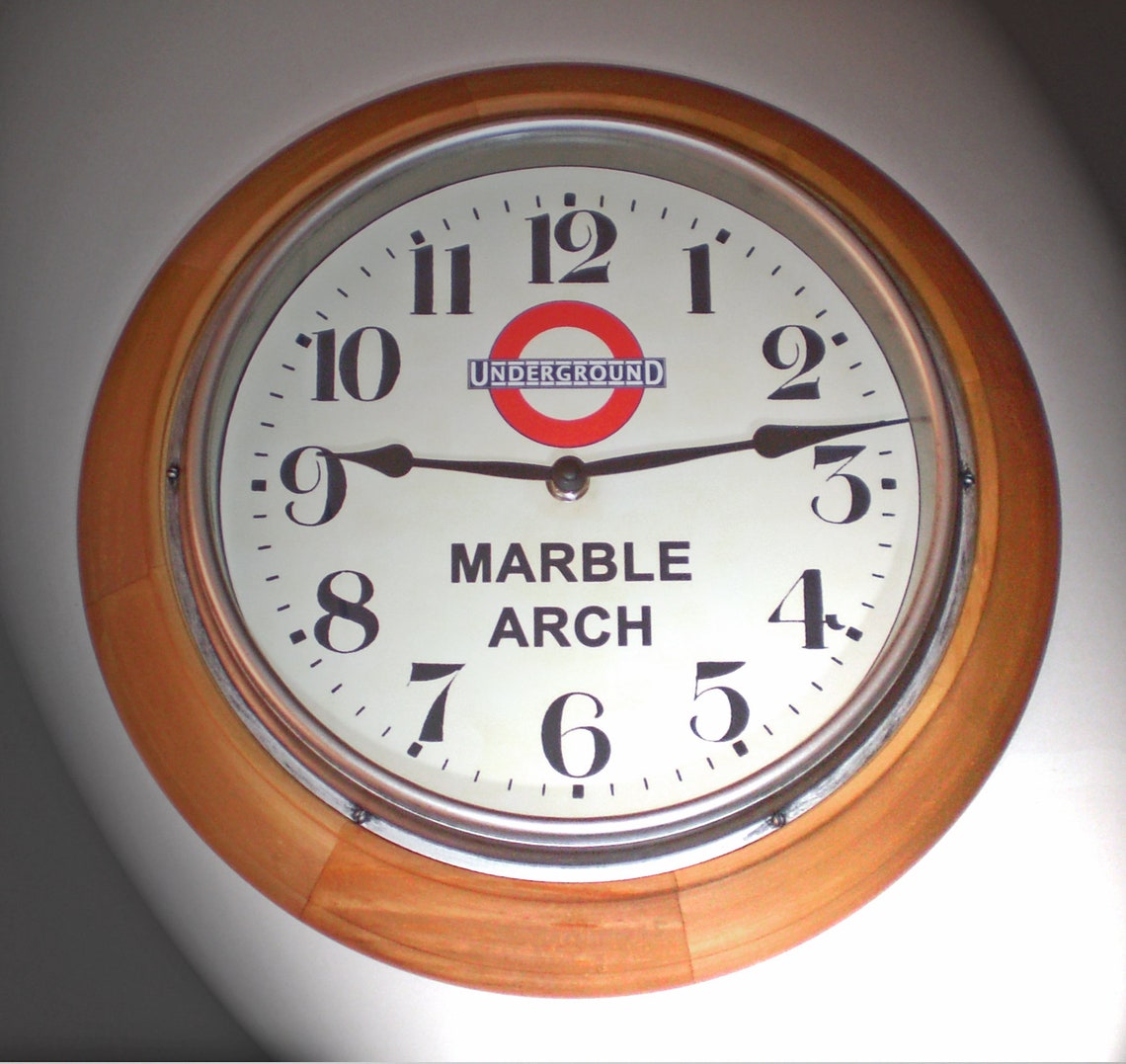 Made to Order London Underground Clock, Customer's Choice Any Station ...