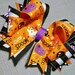 Halloween Hair Bow Double Stacked Bows Too Cute to Spook - Etsy