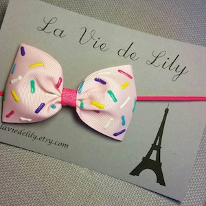 Sprinkles Bows, Confetti Hair Accessory, Smash Cake Donut Sprinkles ...