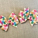 Halloween Hair Bow Double Stacked Bows Too Cute to Spook - Etsy