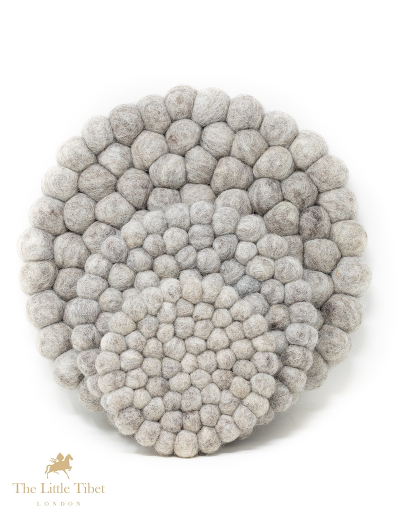 Felted Wool Coasters Singing Bowl Mat/cushion/coasters - Etsy