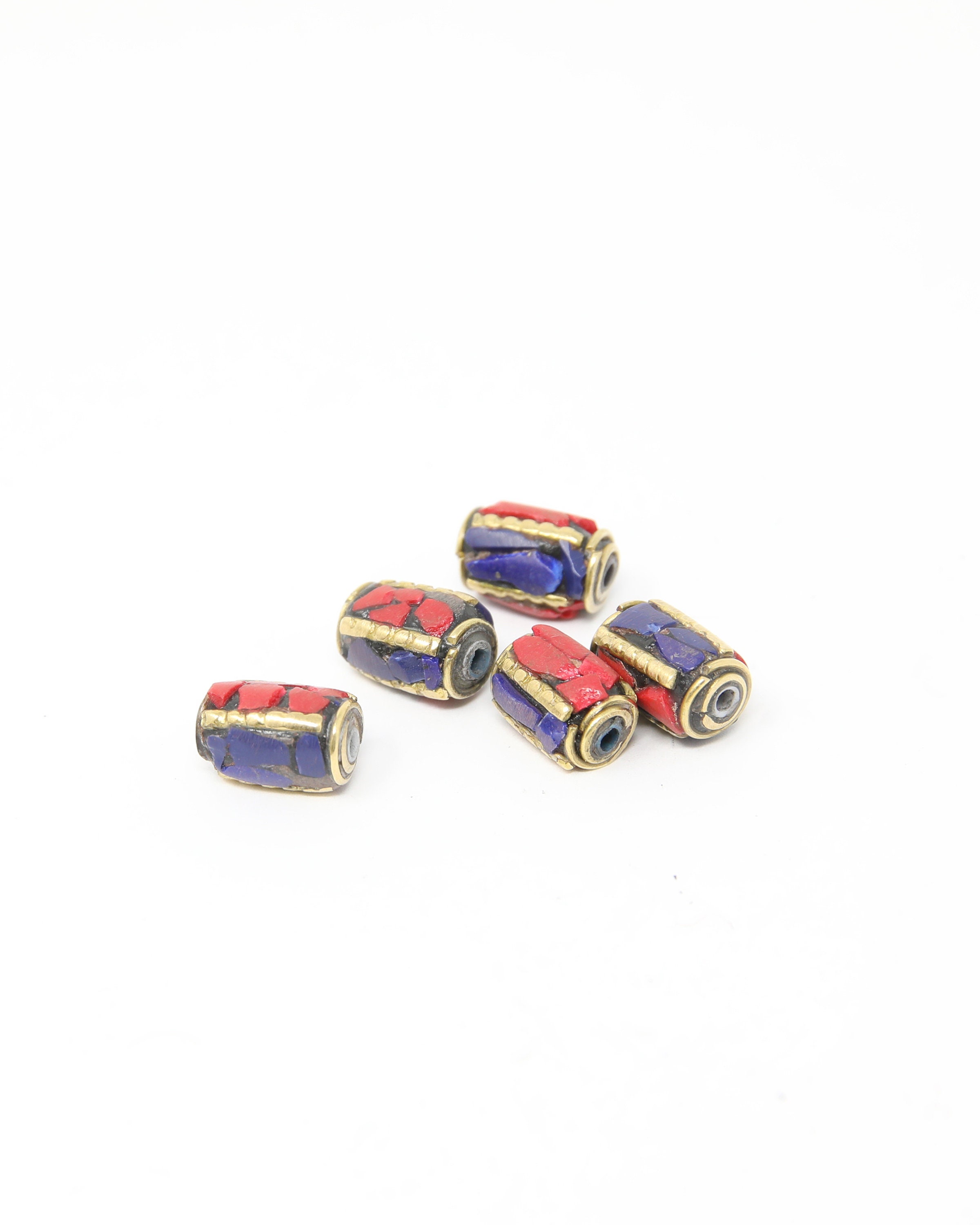 Lapis Lazuli Inlay Beads Tibetan Red Coral Buddhist Beads - Etsy