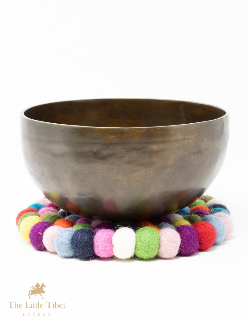 Felted Wool Coasters Singing Bowl Mat/cushion/coasters - Etsy