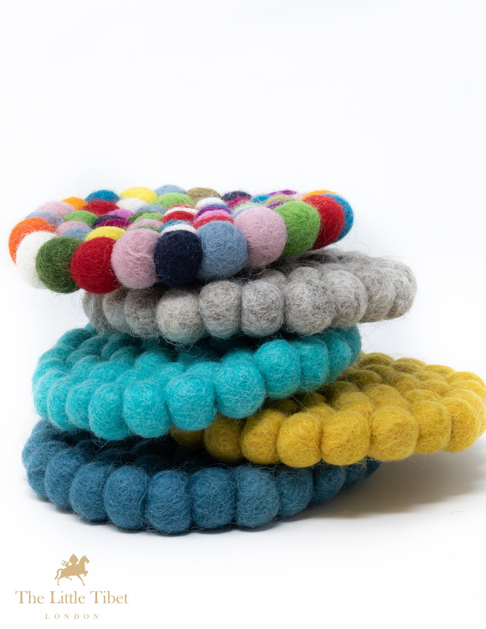 Felted Wool Coasters Singing Bowl Mat/cushion/coasters - Etsy