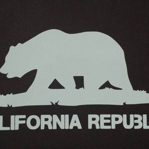 California Republic Vinyl Sticker Decal - Etsy