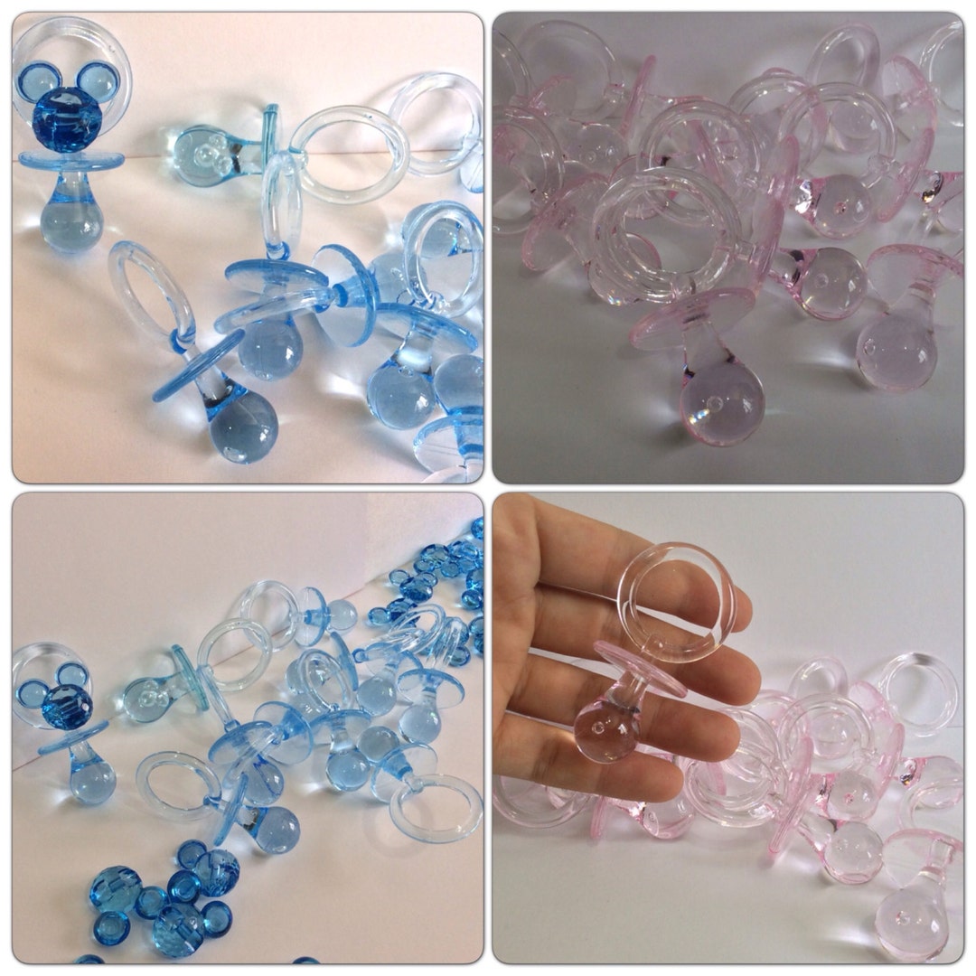 36 Plastic Baby Pacifiers- Baby Pacifiers- 2.5" Plastic Pacifiers - Etsy