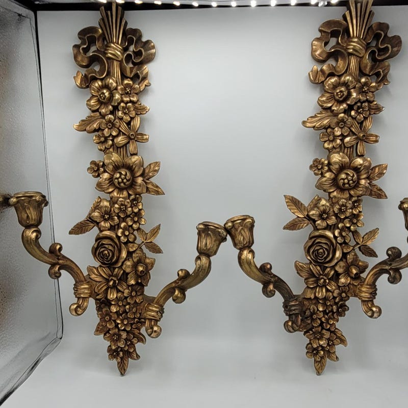 Syroco Sconces - Etsy