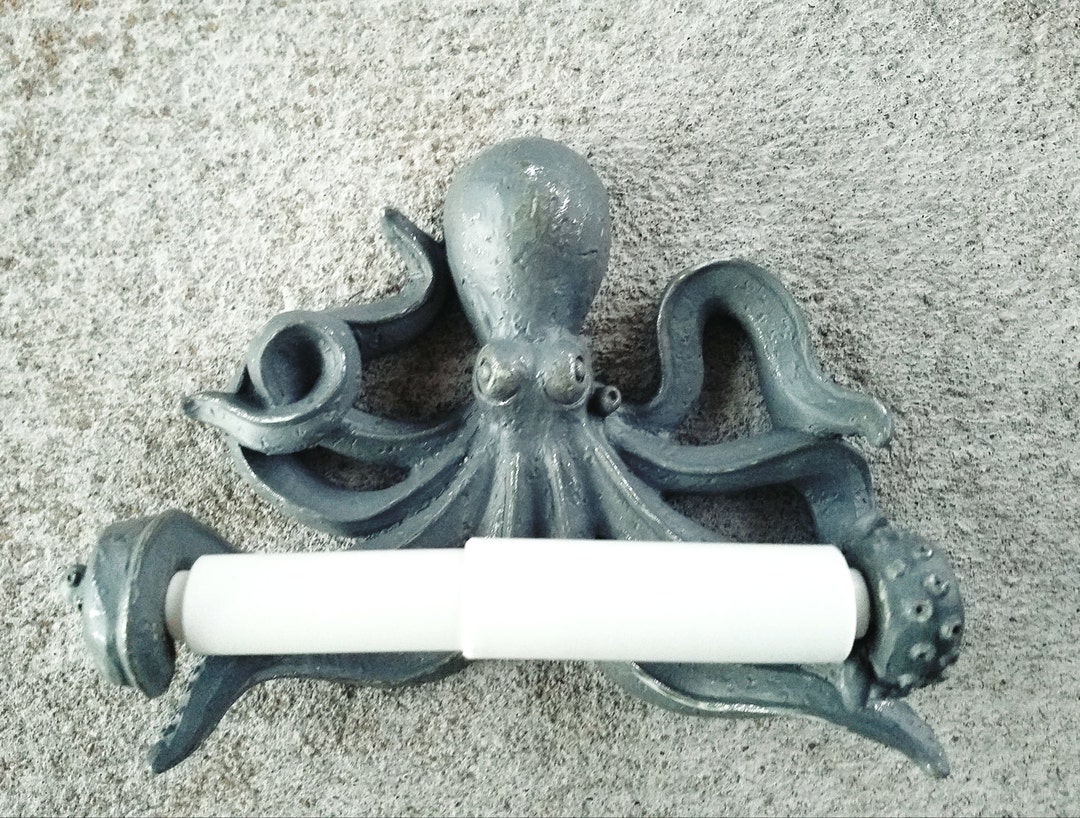 Sale Octopus Toilet Paper Holder Octopus Decor Beach - Etsy