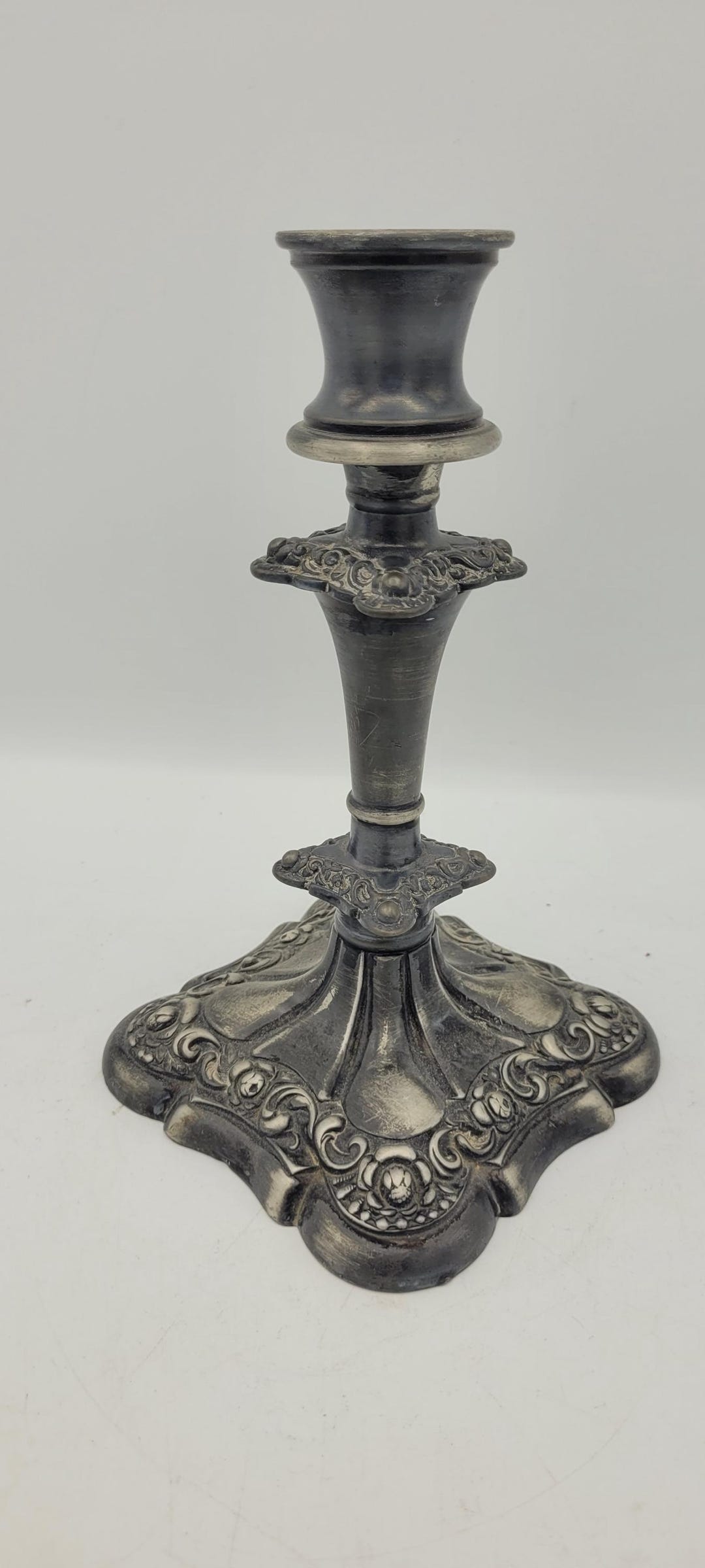 1 Wilcox Meriden Conn. Silver Plate Metal Candlestick Candleholder ...