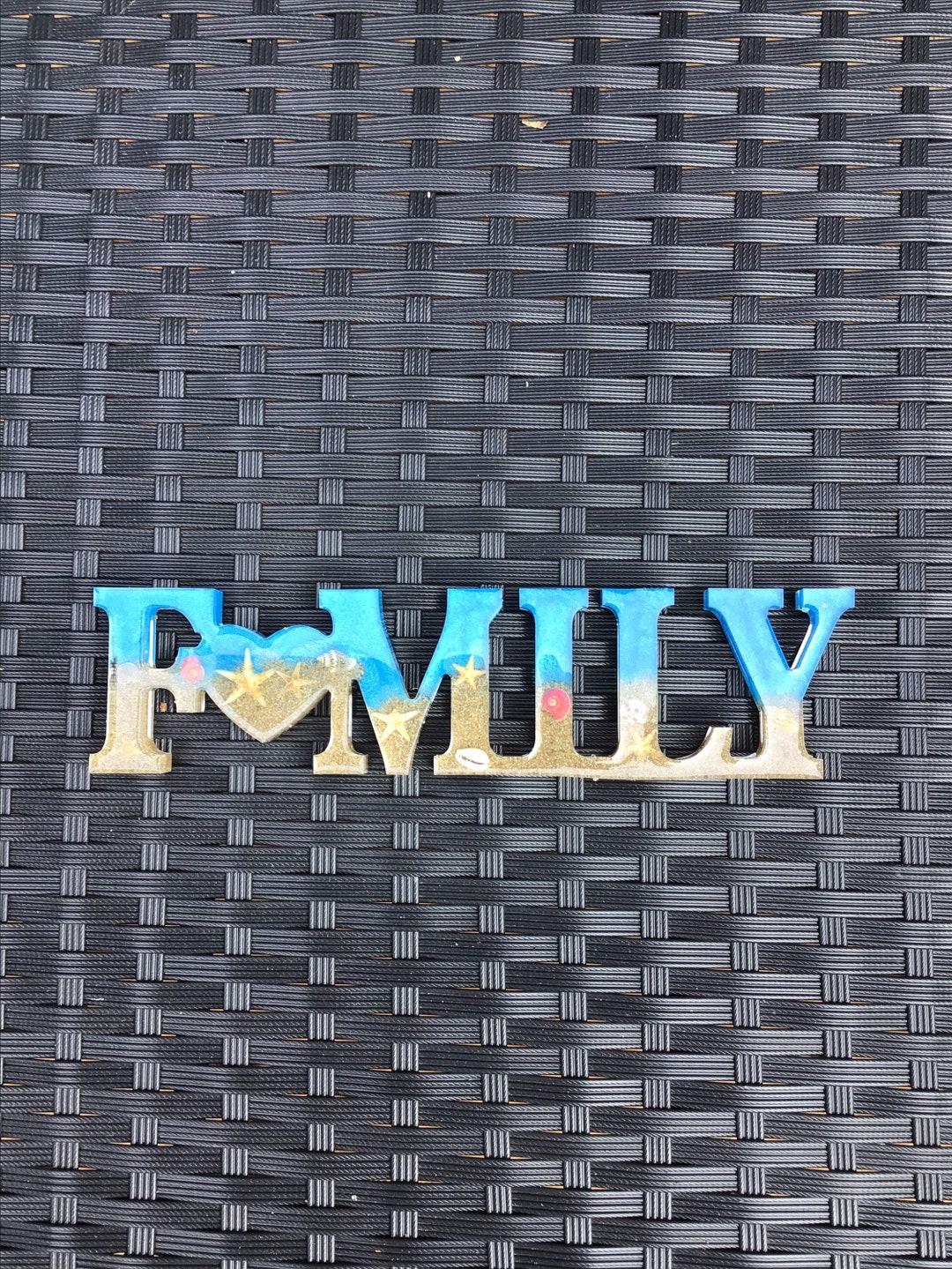 Resin Word Decorations - Etsy