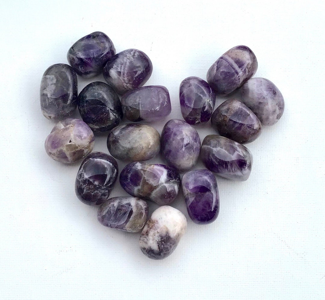 Amethyst Tumbled Stone / Third Eye Crown Chakra Healing Crystals ...