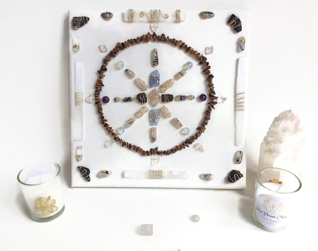 House Blessing, Crystal Artwork With Various High End Crystals ...