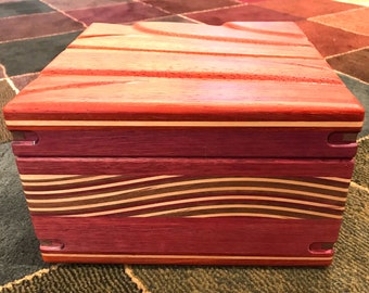 Wooden keepsake box | Etsy