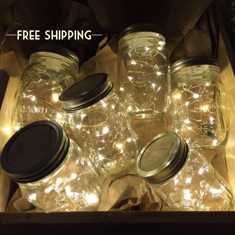 Mason Jar Lights - Etsy
