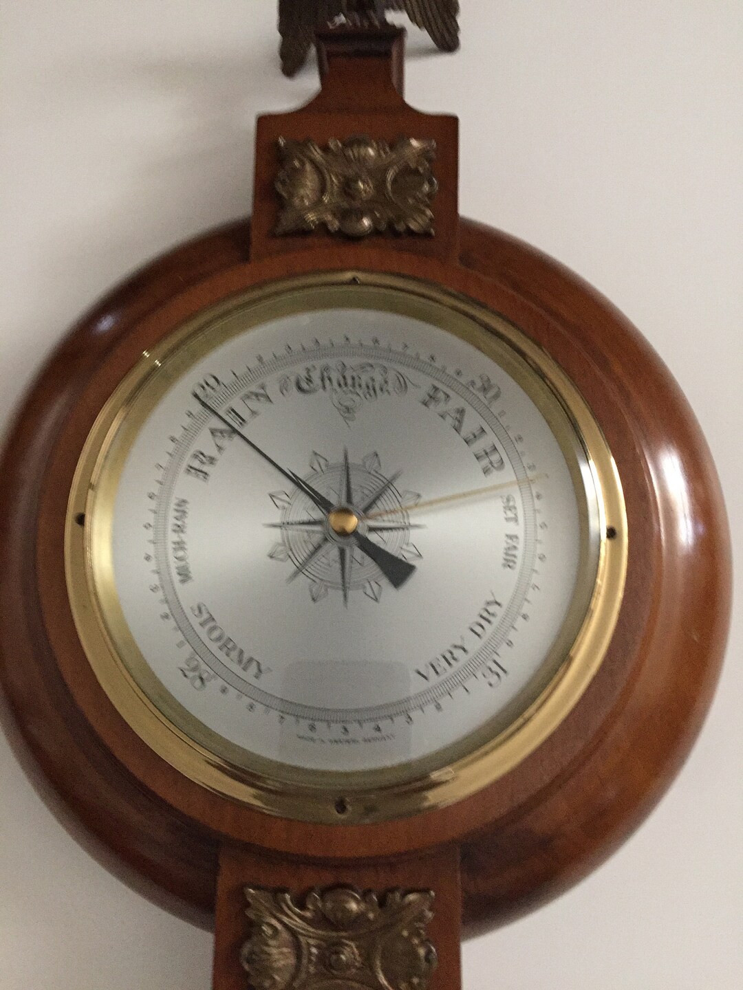 Vintage Western German Barometer Wall Hanging - Etsy