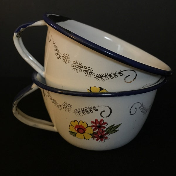 Enamelware Cups - Etsy