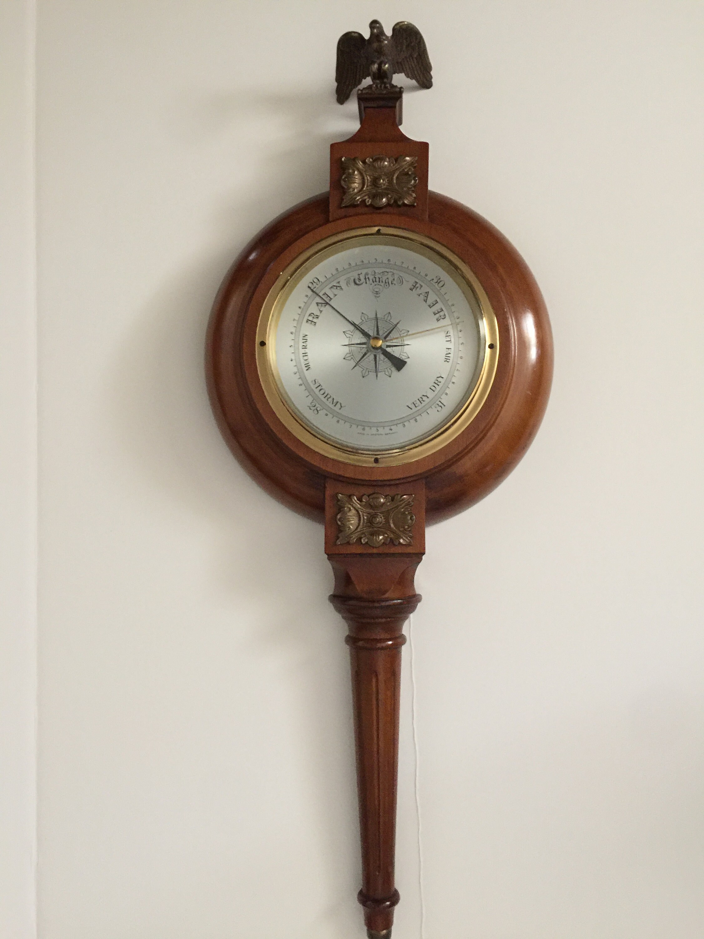 Vintage Western German Barometer Wall Hanging - Etsy