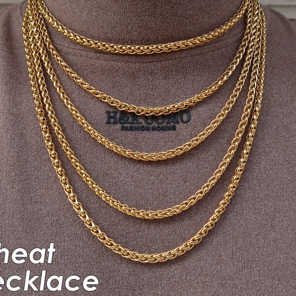 Wheat Chain Necklace - Etsy