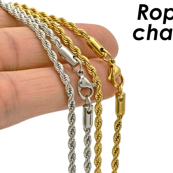 Rope Necklace - Etsy