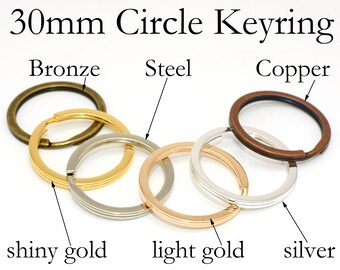 Flat Split Key Ring - Etsy