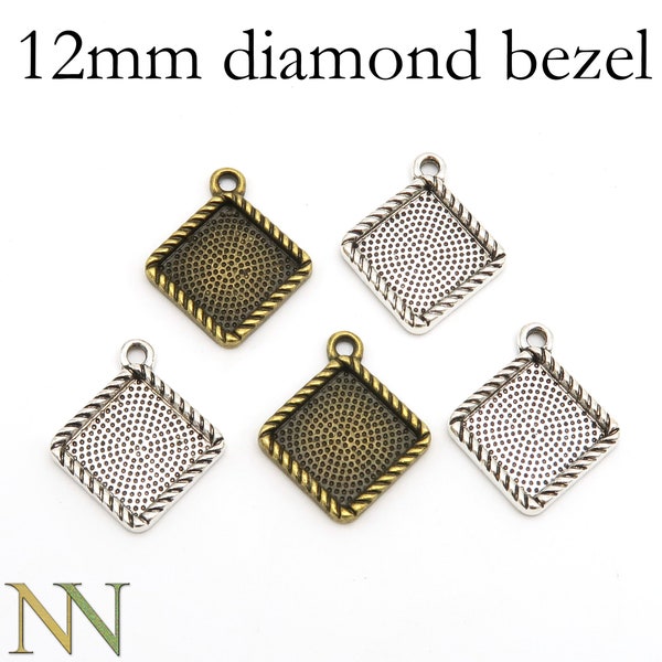 Square Bezel Setting - Etsy