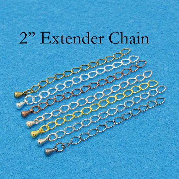 2 Inch Extender Chain 5cm Extension Chain Necklace Extender | Etsy