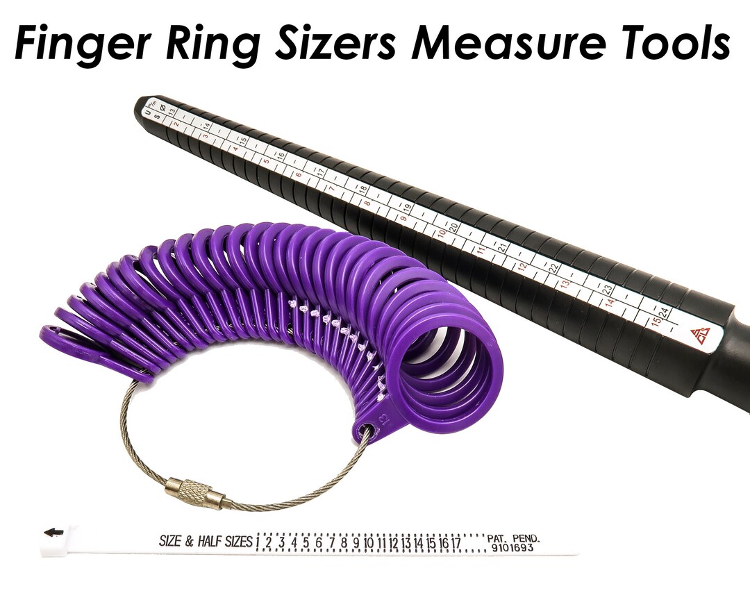 Finger Gauge Ring Sizer Measuring Sizes Jewelry Tool Ring - Etsy