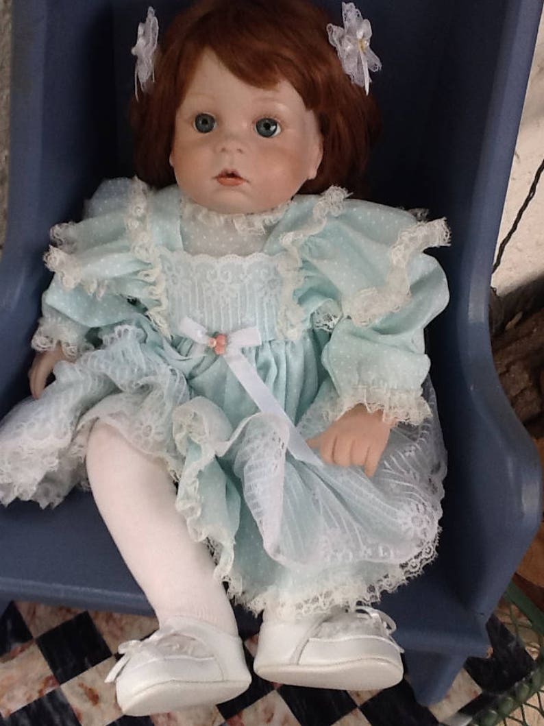 Gorgeous Baby Doll Made of Mesh Fabric With Porcelain | Etsy