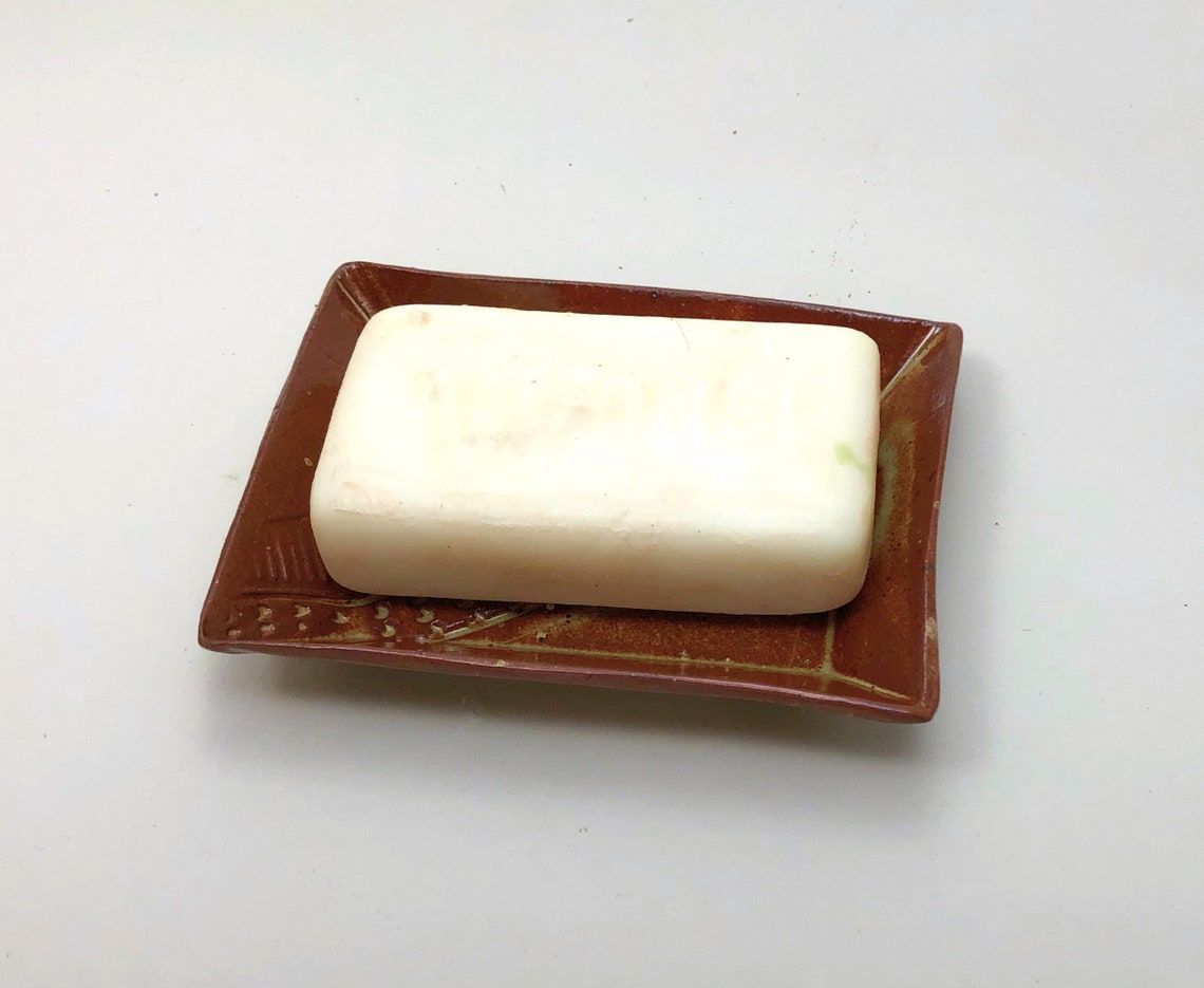 Cream Breaking Rust Fish Soap Dish | Etsy