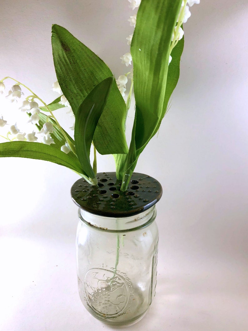 Small Flower Frog for a Pint Mason Jar - Etsy