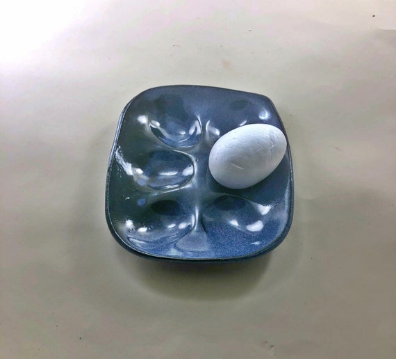 Deviled Egg Plate for 6 Deviled Eggs in Your Choice of Color | Etsy
