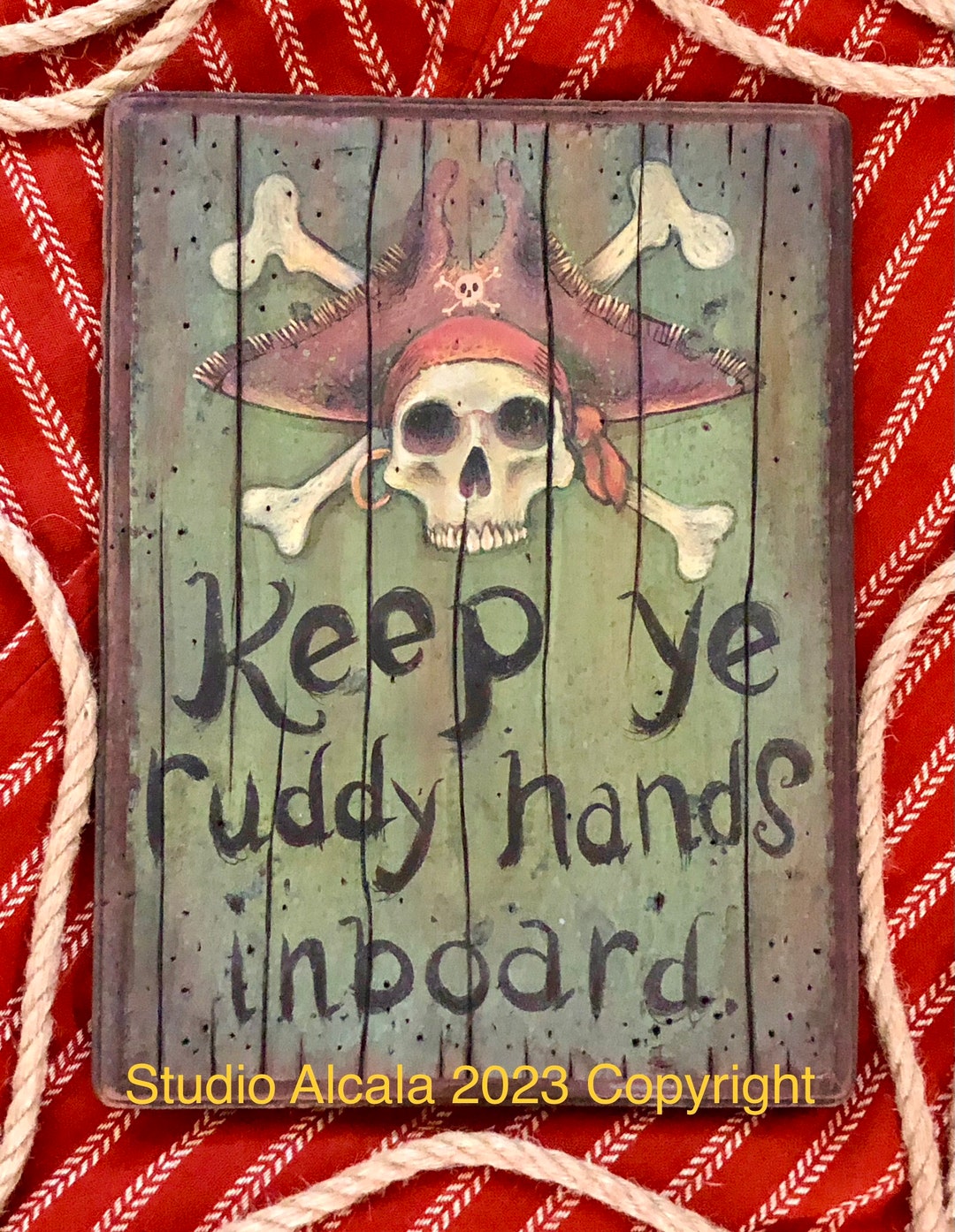 Keep Ye Ruddy Hands Inboard - Etsy