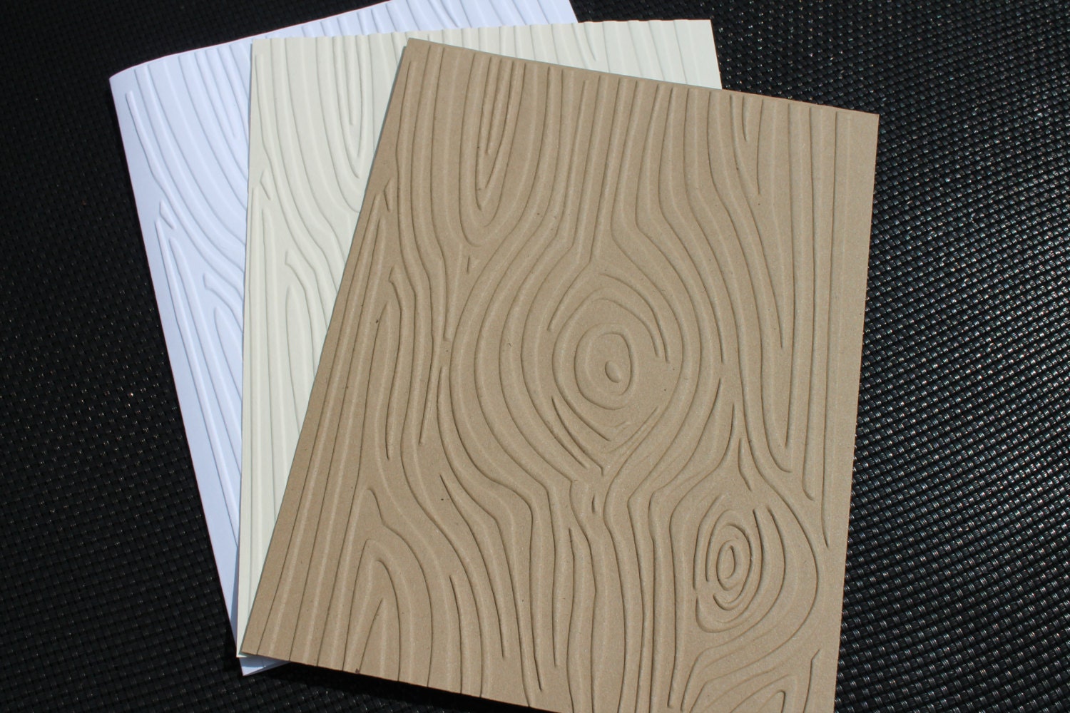Embossed Wood Grain Cardstock Sheet Set of 8 | Etsy