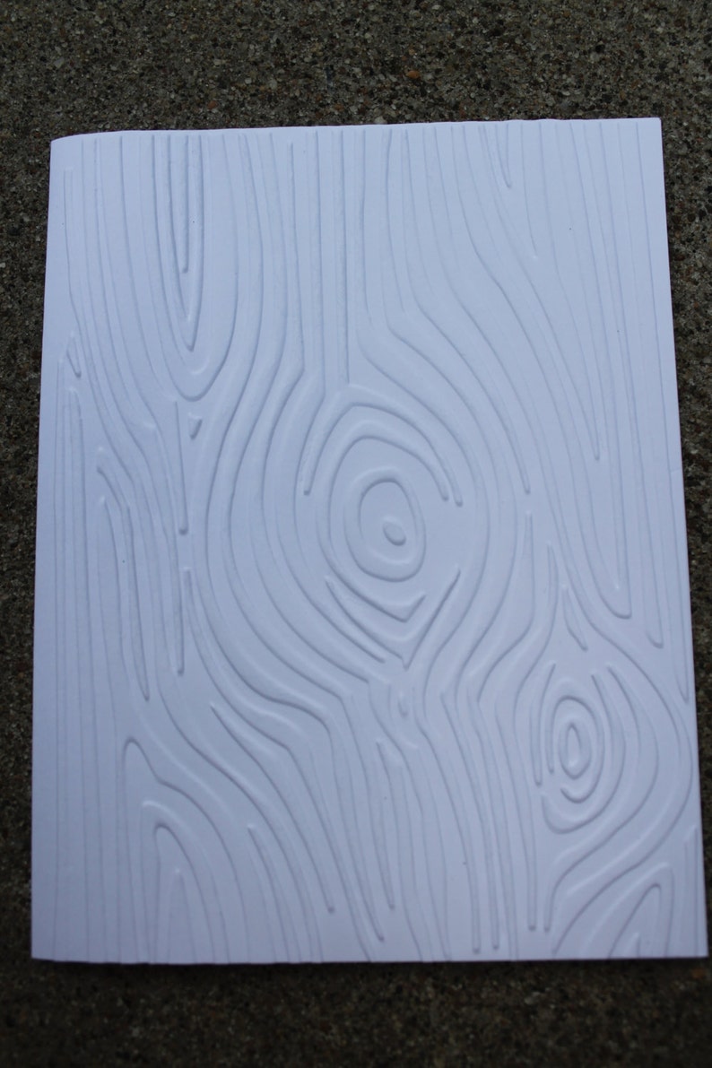 Embossed Wood Grain Cardstock Sheet Set of 8 - Etsy