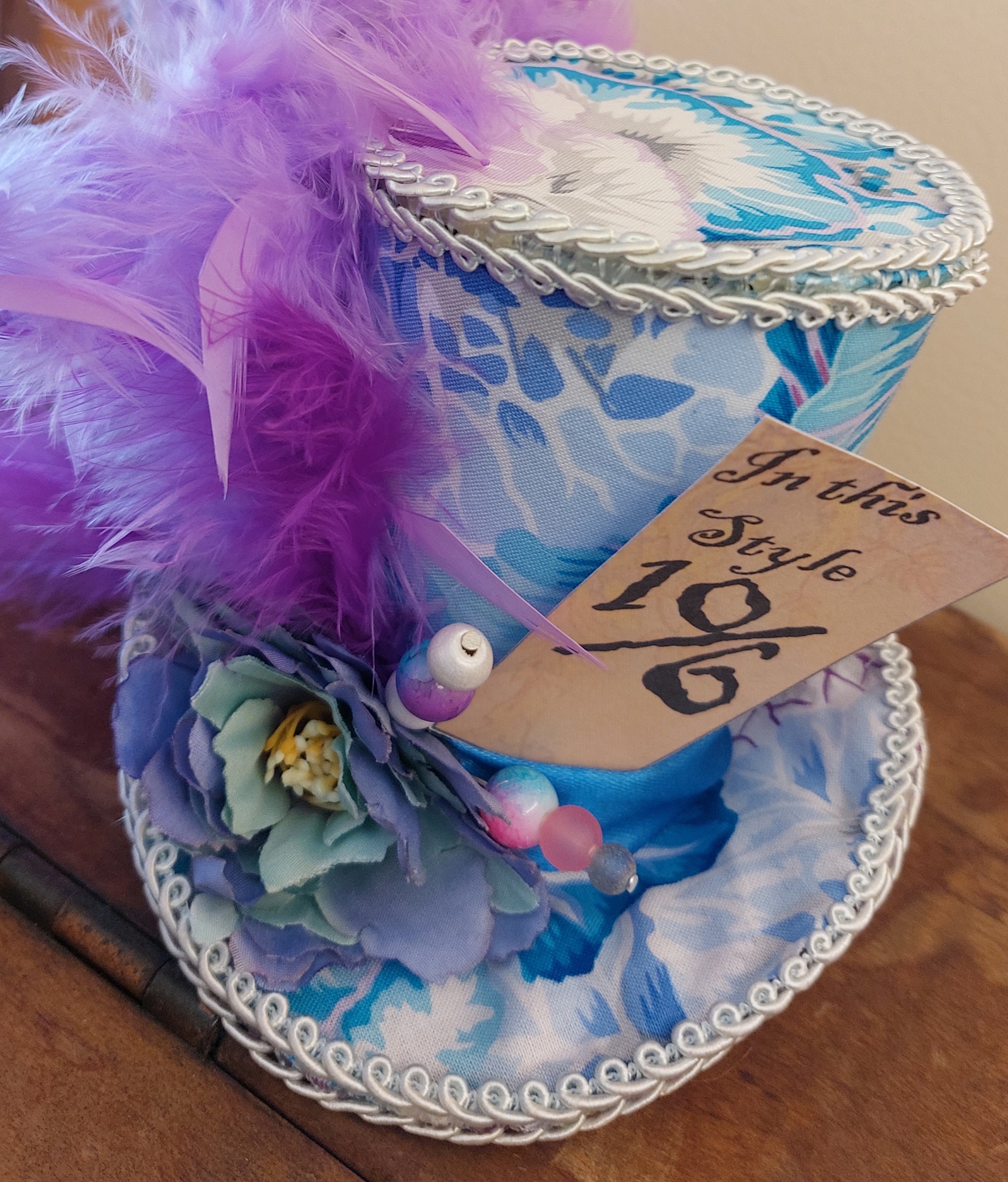 Mad Hatter Mini Top Hat. Alice in Wonderland. Tea Party - Etsy