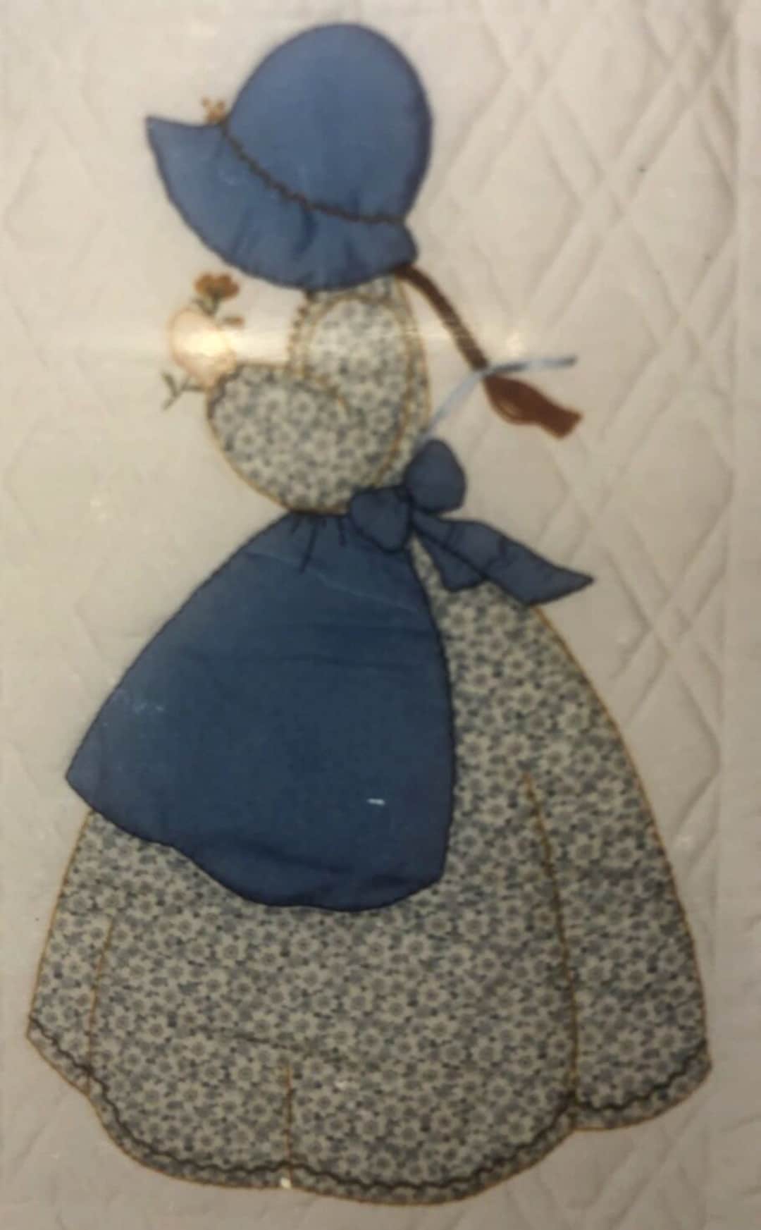 Appliqué Quilt Pattern Bonnet Girls Gentlewomen MEG 15x22 Full Size NOS ...