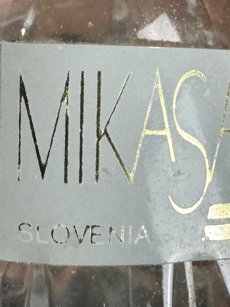 Lot of 3 Vintage MIKASA Crystal Perfume Bottles With Stoppers EUC Free ...