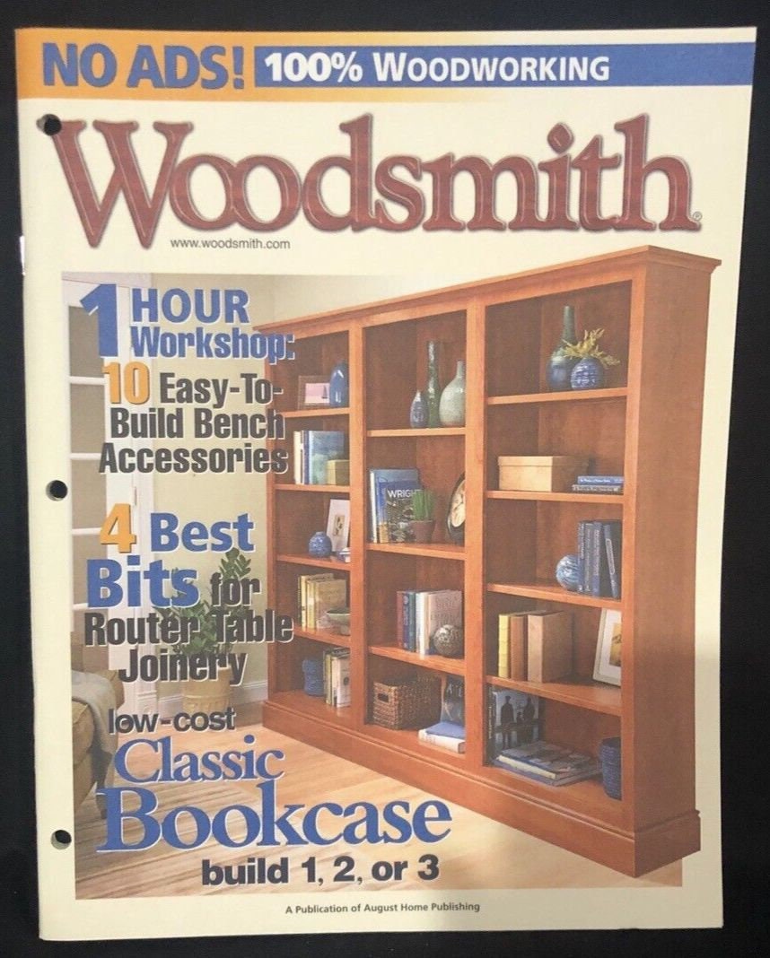 Woodsmith Magazines No Ads 100% Woodworking Lot of 3 Wood Carpentry ...