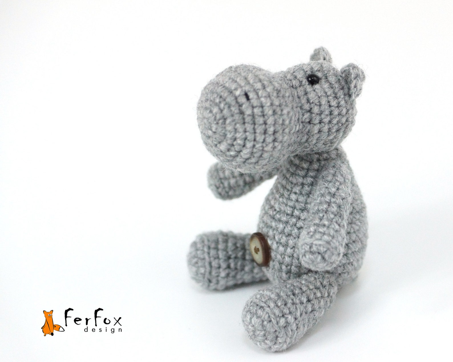 Miniature Hippo Staffed Animal Tiny Hippo Plushie Stuffed - Etsy