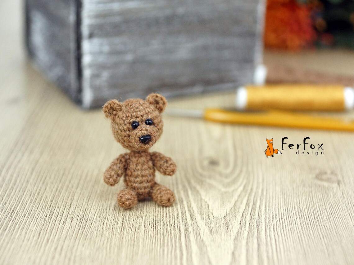 Tiny Teddy Bear Plushie Miniature Teddy Bear Stuffed Animal | Etsy