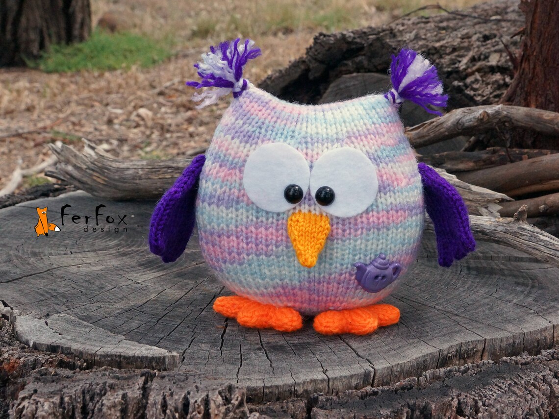 Owl Stuffed Animal Cute Owl Plushie Woodland Bird Stuffie - Etsy UK