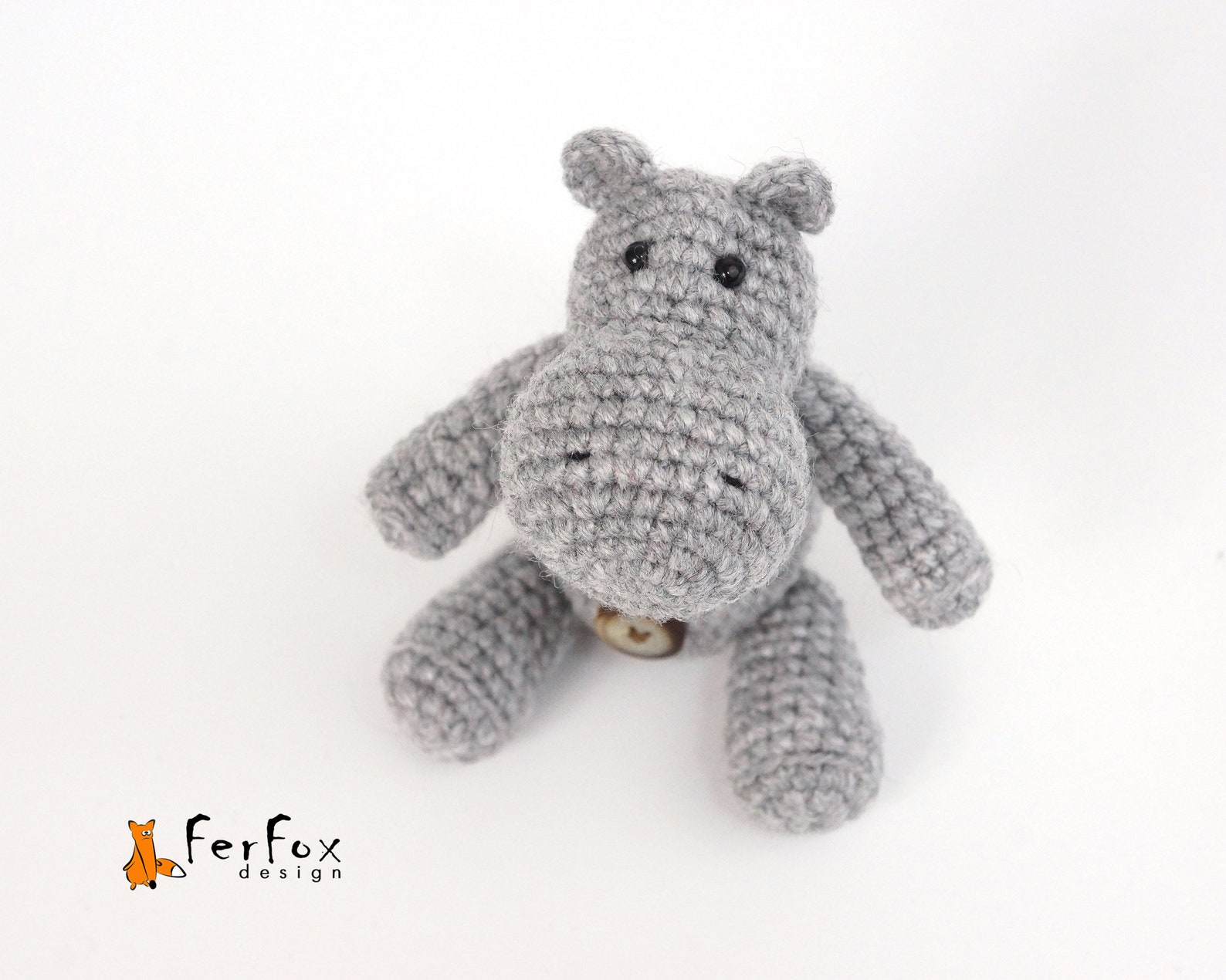 Miniature Hippo Staffed Animal Tiny Hippo Plushie Stuffed - Etsy