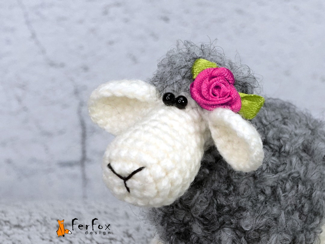 Sheep Stuffed Animal, Fluffy Sheep Plushie, Cute Lamb Figurine - Etsy