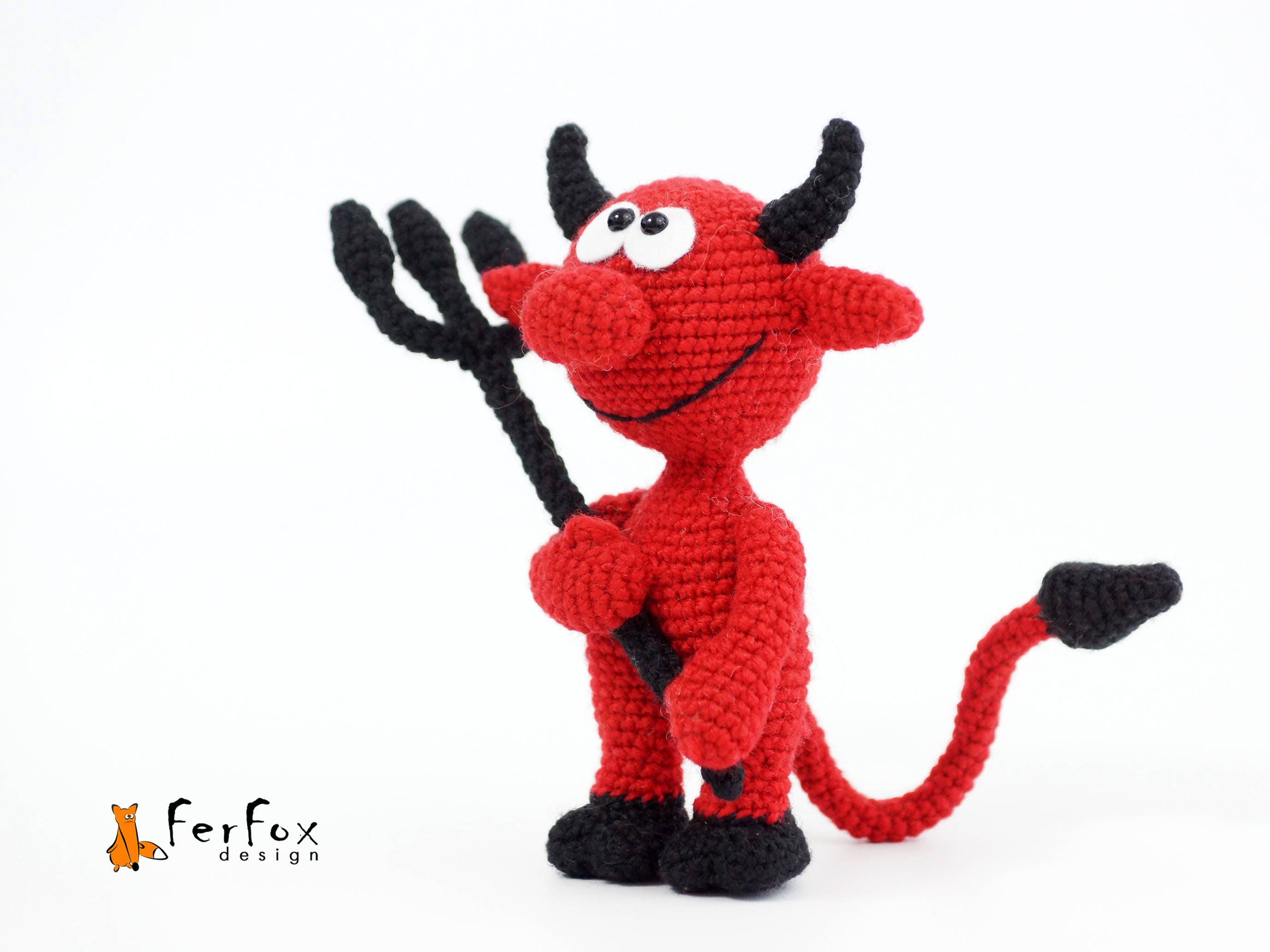 Red Devil Doll Funny Halloween Devil Figurine Cute Halloween - Etsy
