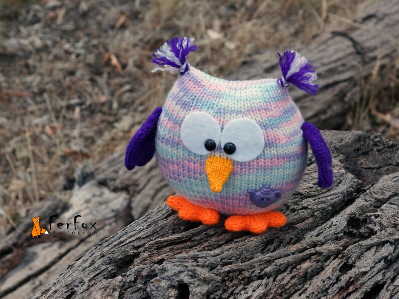Owl Stuffed Animal Cute Owl Plushie Woodland Bird Stuffie - Etsy