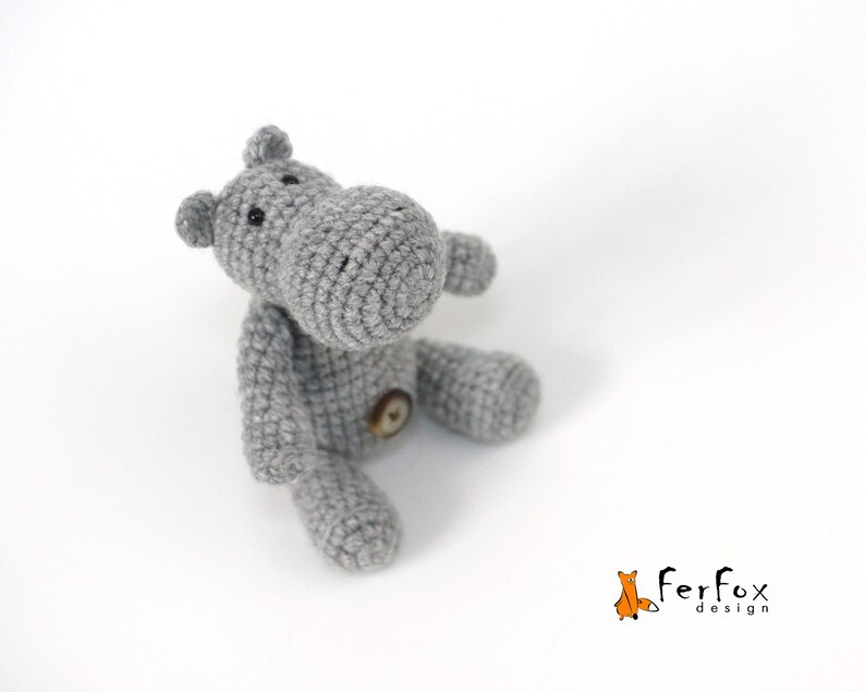 Miniature Hippo Staffed Animal Tiny Hippo Plushie Stuffed - Etsy
