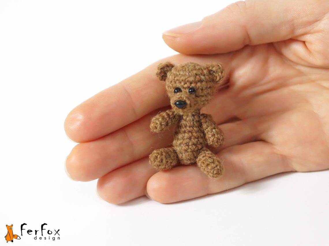 Tiny Teddy Bear Plushie Miniature Teddy Bear Stuffed Animal | Etsy