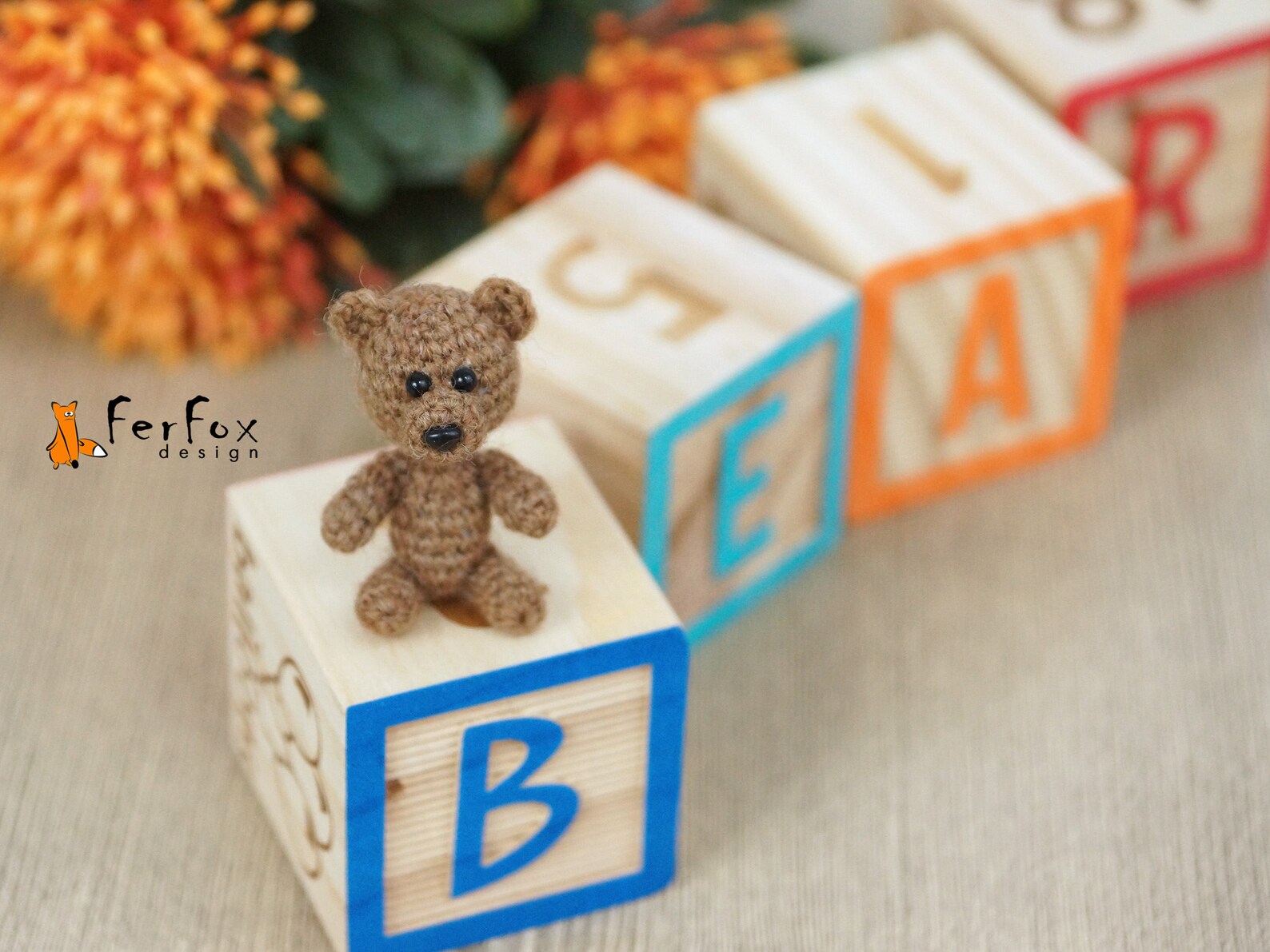 Tiny Teddy Bear Plushie, Miniature Teddy Bear Stuffed Animal, Dollhouse ...