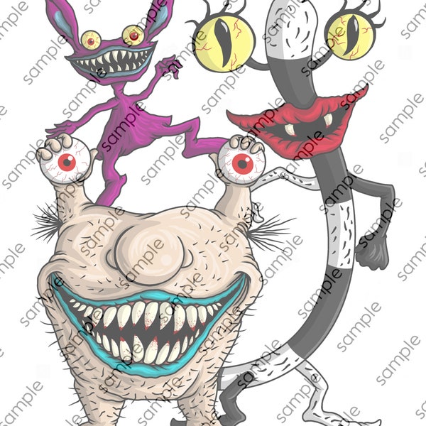 Aaahh Real Monsters - Etsy