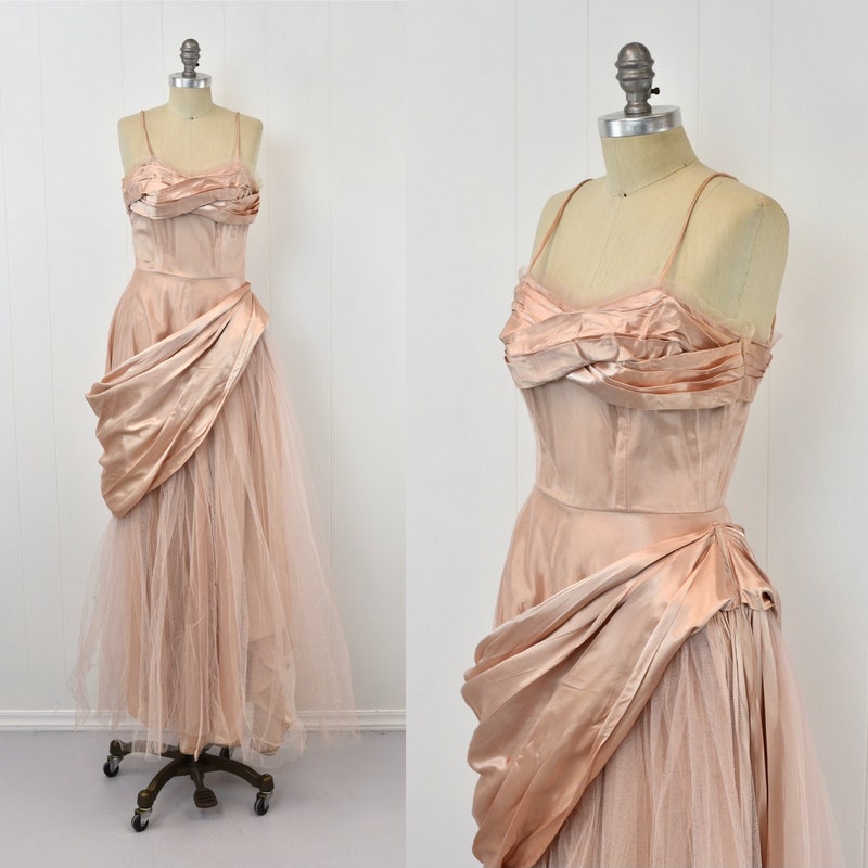 1950s Prom Dress - Etsy